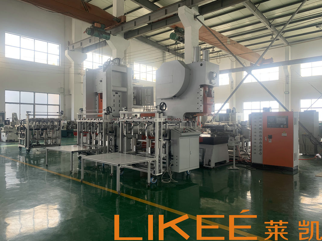 3Phase 26KW Aluminium Food Container Making Machine Mitsubishi PLC