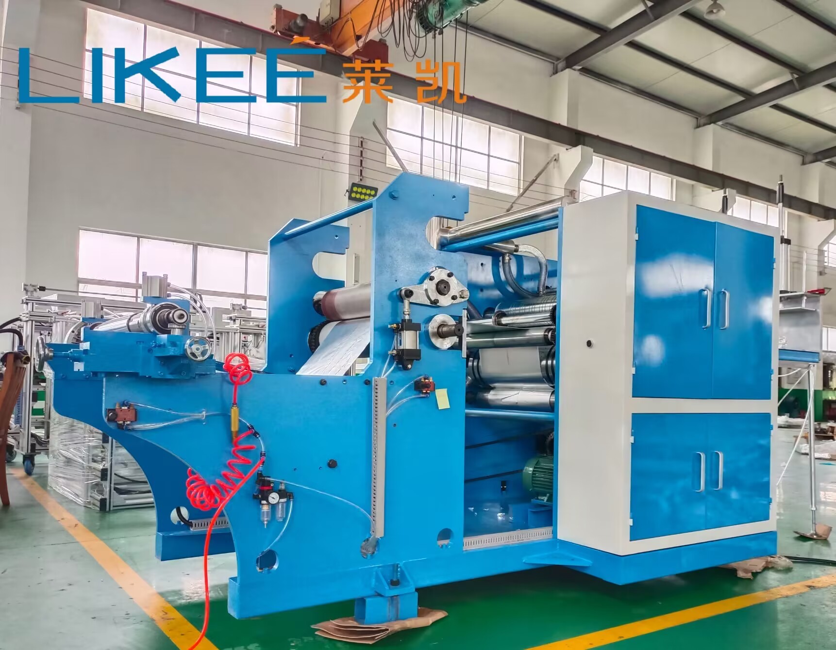 Continuous Extraction ISO Pop Up Foil Sheet Machine 5000x2000x1700mm