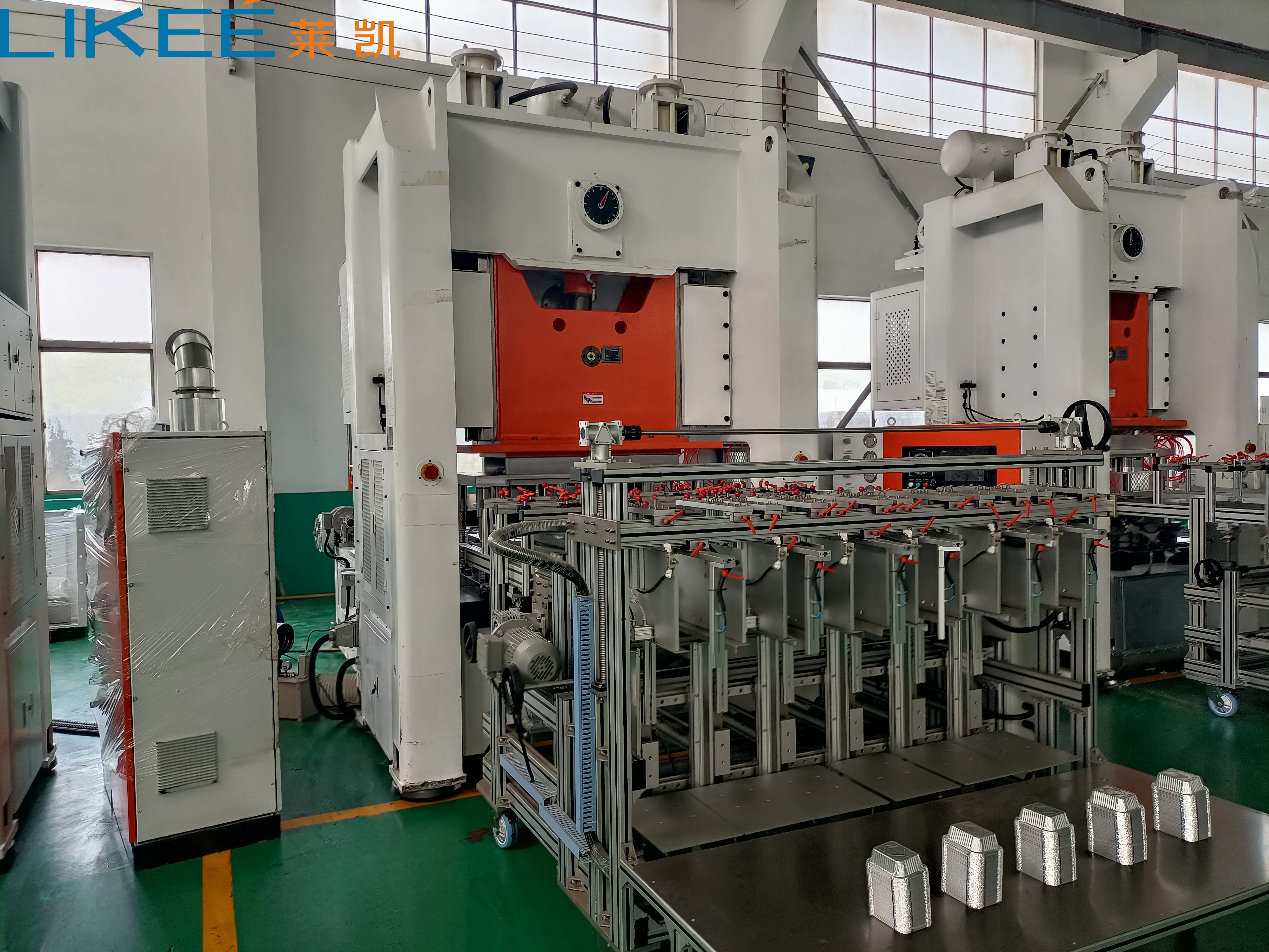 Customizable 130Ton Aluminium Foil Container Making Machine for USA ...
