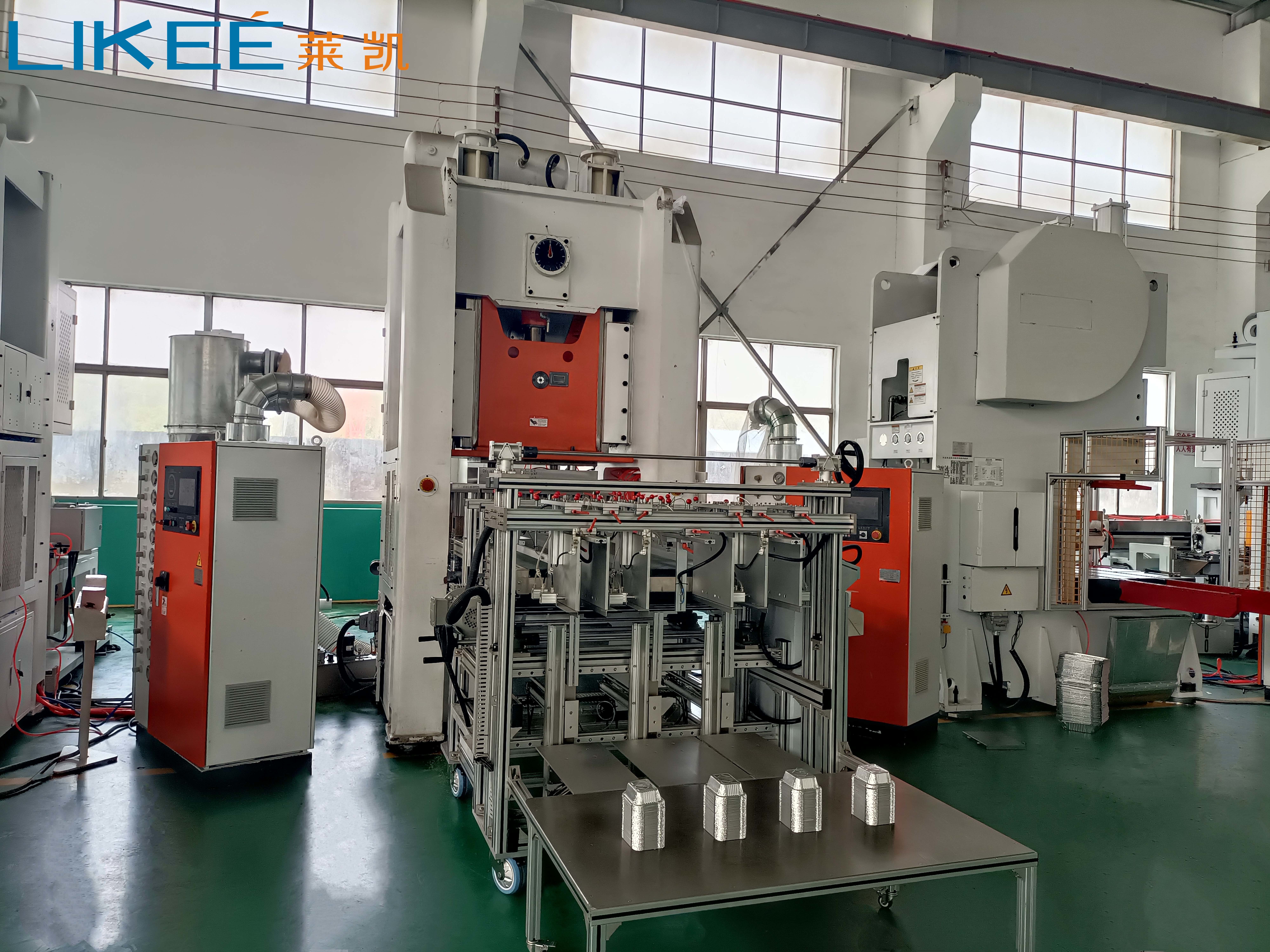 1-5 Cavities Capacity Electric Aluminum Foil Container Making Machine ...